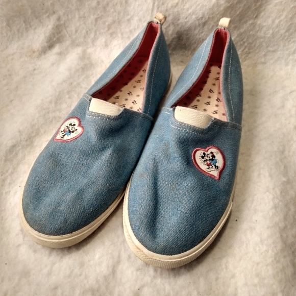 Disney | Shoes | Disney X Junk Food Mickey And Minnie Slip Ons | Poshmark